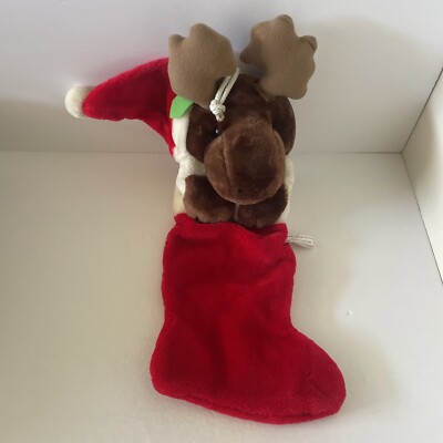 Vintage America Wego Moose Christmas Holiday Stocking | eBay