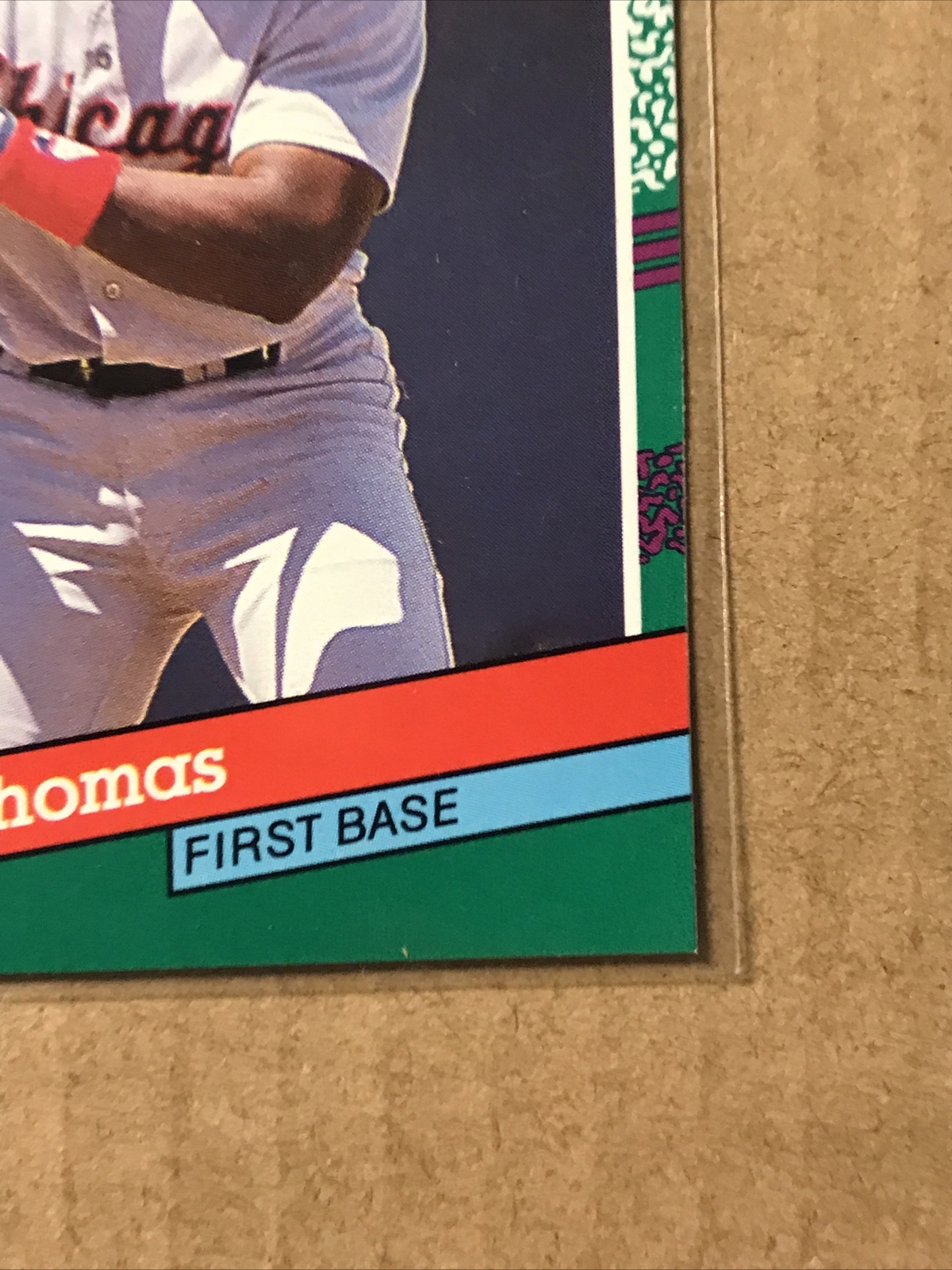1991 Donruss Frank Thomas Rookie Error Card No. 477 | eBay