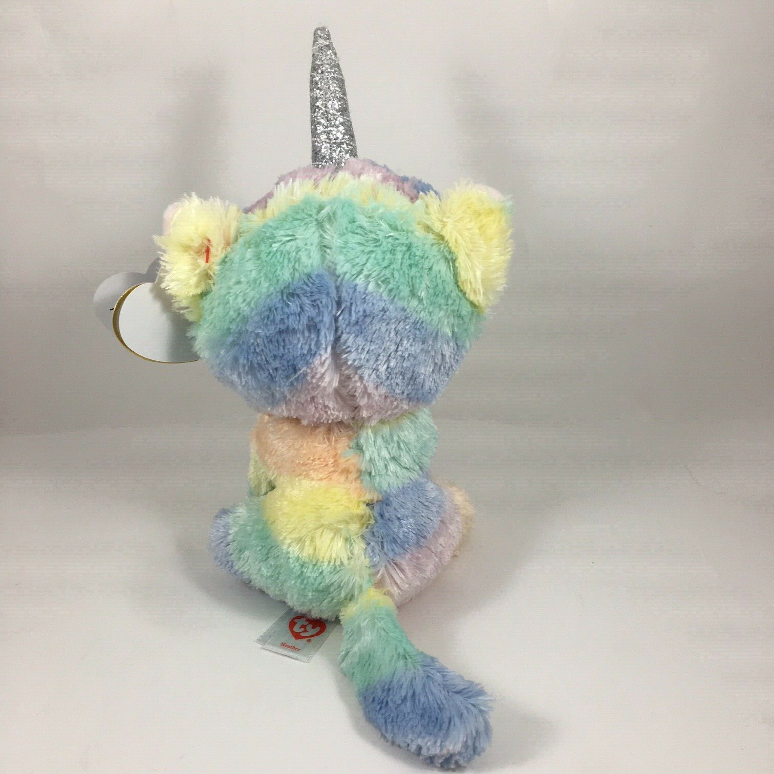 TY Beanie Boos 6" HEATHER Unicorn Kitty Unicat UniKitty Cat Plush ...