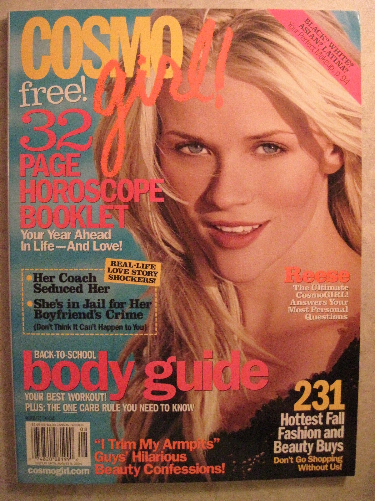 2004 August Cosmo Girl Magazine Actress Reese Witherspoon | eBay