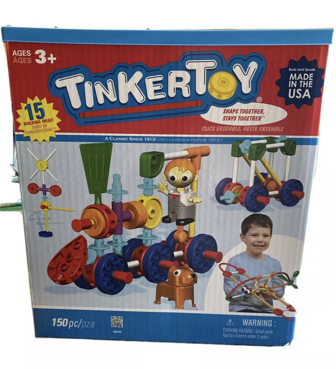 Plastic Tinker Toy Sets