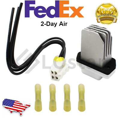 Blower Motor Resistor w/ Harness Fits Nissan Rogue Infiniti QX60 ...