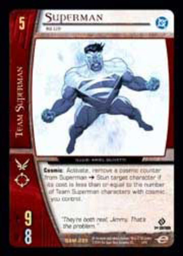 VS System: Superman, Blue [Played] VS: DC Superman Man of Steel TCG CCG ...