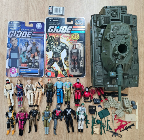 Vintage GI Joe Figure, Tank, & Accessories Lot | eBay