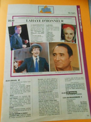 Coupure de Presse Clipping 1988 Lahaye d'honneur Brasseur Boy George ...