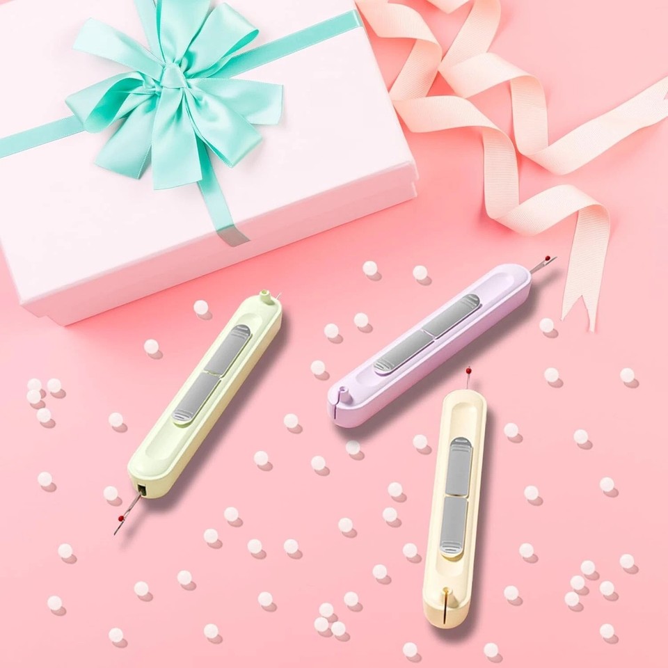 3 Pack Needle Threader, 2025 Upgraded Plug-In 2 in 1 Needle Threader ...