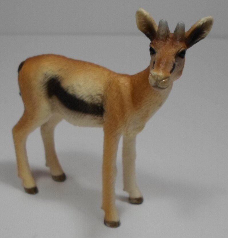 SCHLEICH 2008 #14396 GAZELLE FAWN 3'' PVC FIGURE FIGURINE ANTELOPE CALF ...