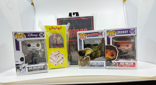 Horror Sock & Funko Lot Jack Skellington, Chucky, Gremlin, Red Miller ...