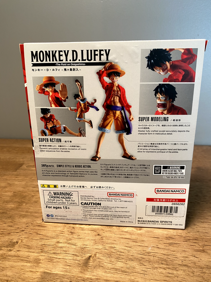 Monkey D. Luffy The Raid on Onigashima S.H.Figuarts (With custom haki ...