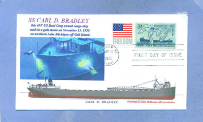 SS CARL D. BRADLEY Great Lakes cargo ship sunk in 1958 storm Photo ...