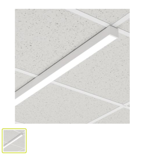 NULITE Architectural Linear Light Fixture Regolo RR11D 48" x1.5 Office ...