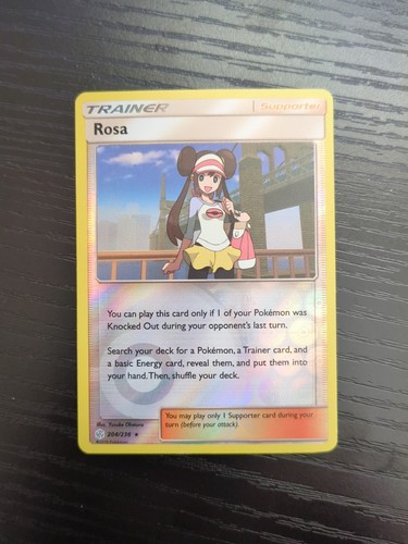 Rosa 204/236 Sm-Cosmic Eclipse Reverse Holo Rare Pokemon TCG NM | eBay