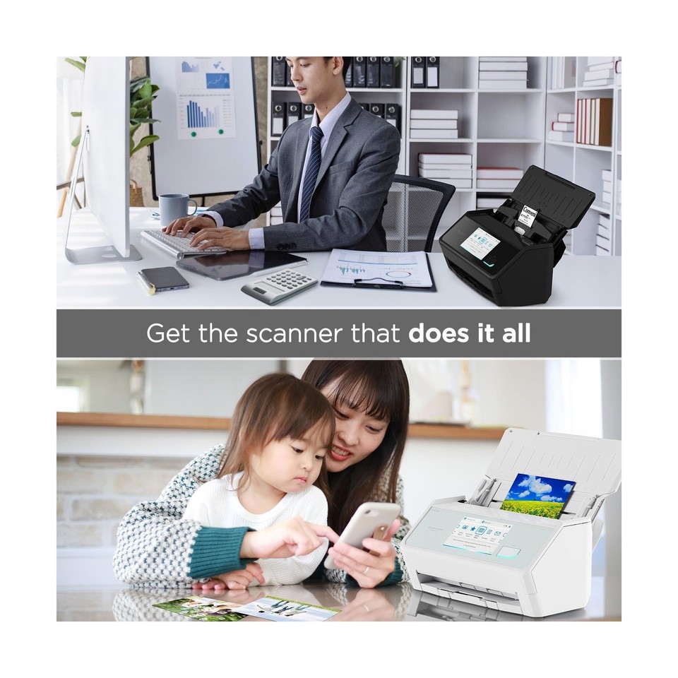 ScanSnap iX2500 Wireless or USB High-Speed Cloud Enabled Document ...