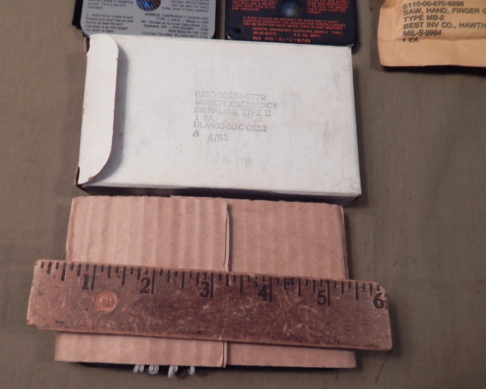 Post Vietnam War, U.S.N., U.S. Army, U.S.A.F., Survival Kit Signal ...