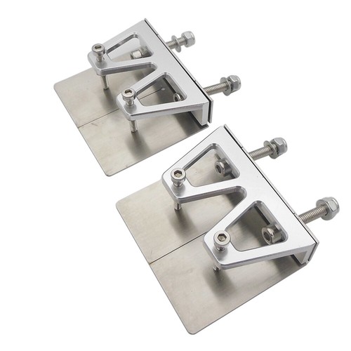 1Pair Trim Tabs Balance Plate 57*48mm Trim Flaps for 80-120cm RC Boat ...