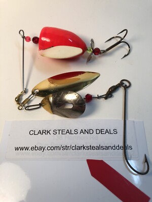 Vintage Lot M Pflueger June Bug & Wordens Spin-N-Glo Fishing Lures | eBay