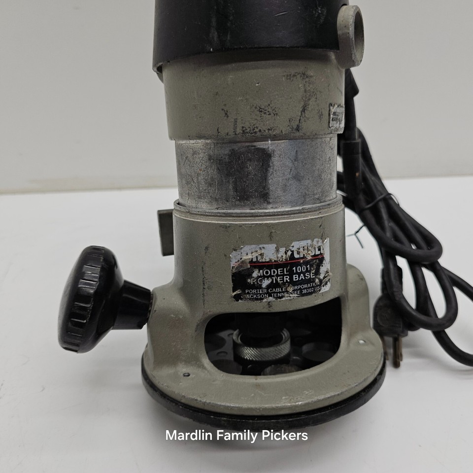 Porter-Cable Router with Model 1001 Base Vintage Power Tool Made in USA ...