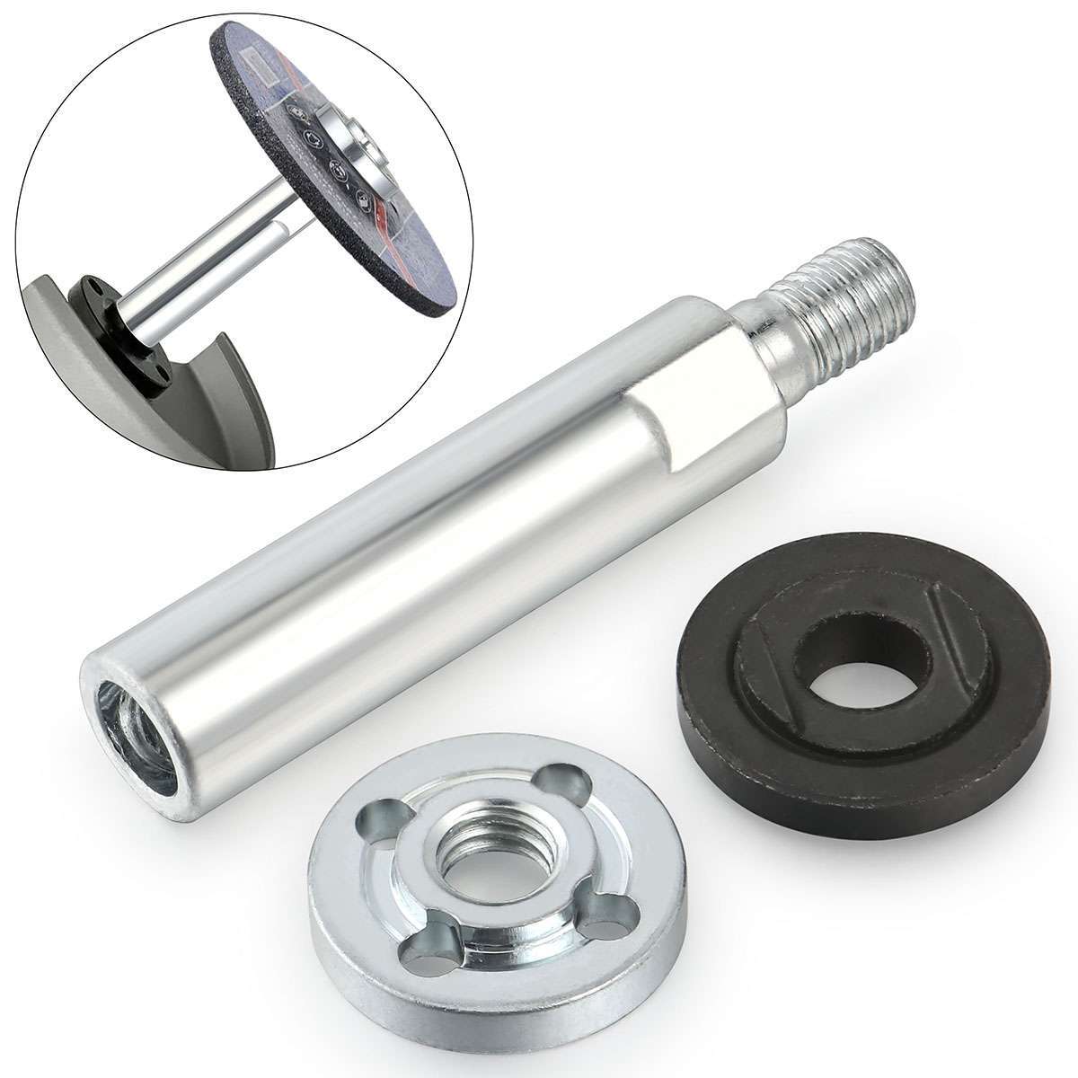 3PCS Angle Grinder Extension Connecting Rod Rotating Extended Shaft ...