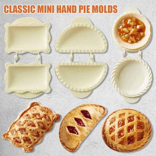 3PCS Plastic Mini Hand Pie Mold Fall Pie Mould Dough Presser Pocket Pie ...