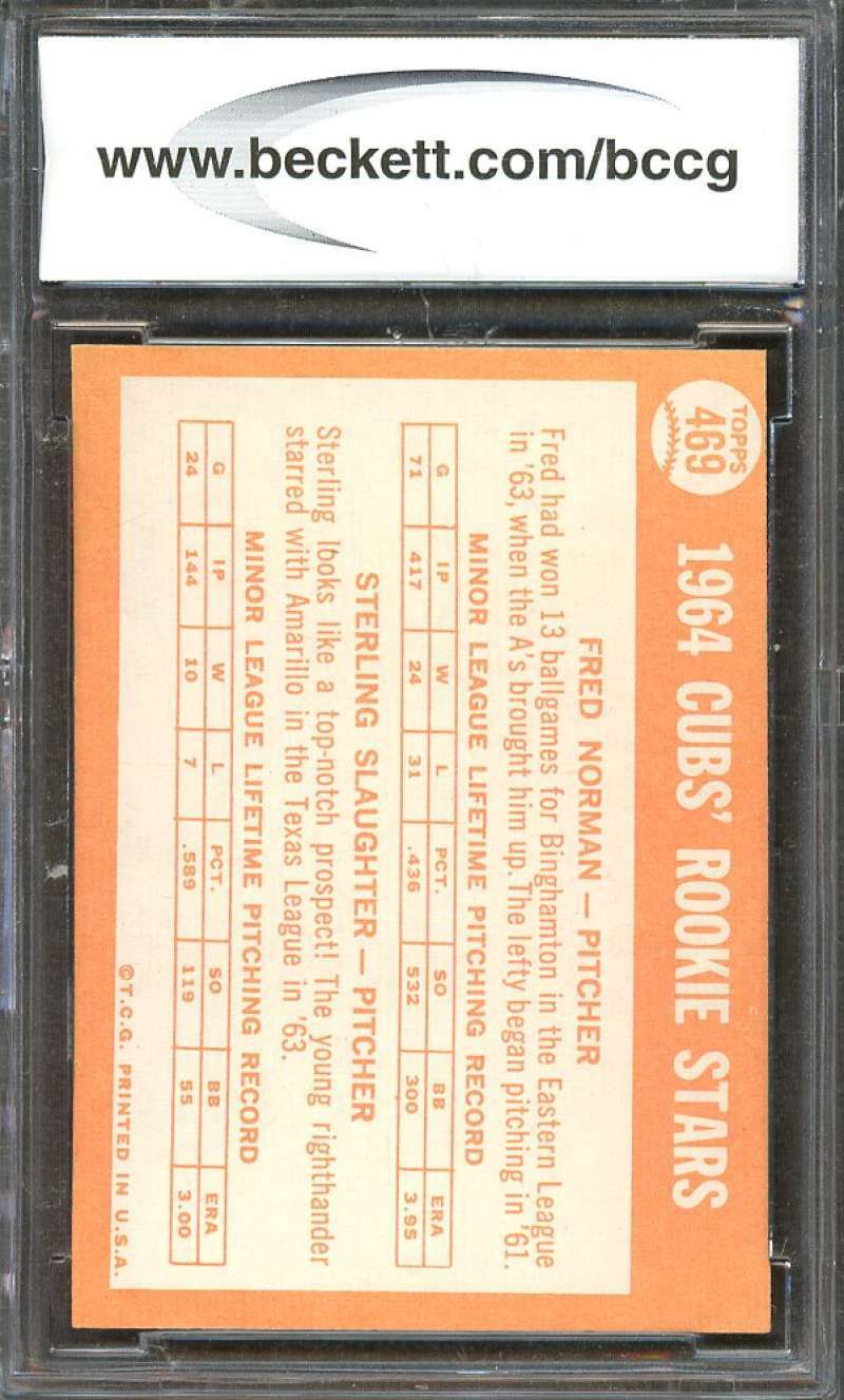 1964 Topps - 1964 Rookie Stars Fred Norman, Sterling Slaughter #469 (RC ...