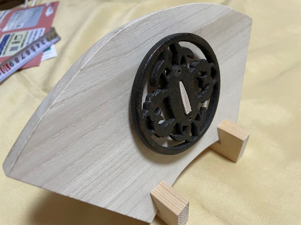 Japanese Iron Sword Tsuba Round Openwork with Decoration Antique | eBay