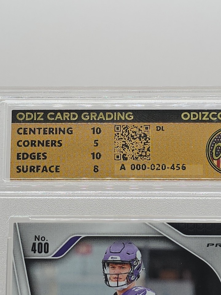 2024 Prizm Choice JJ McCarthy Nebula 1/1 ODIZCG Mint 8.5 | eBay