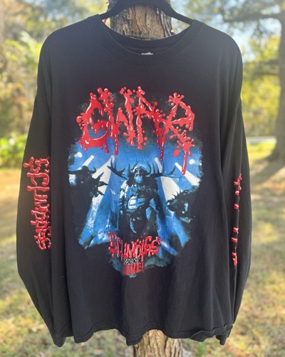 Gwar Scumdogs 30th Anniversary Tour Long Sleeve Shirt Men's 2xl Black ...