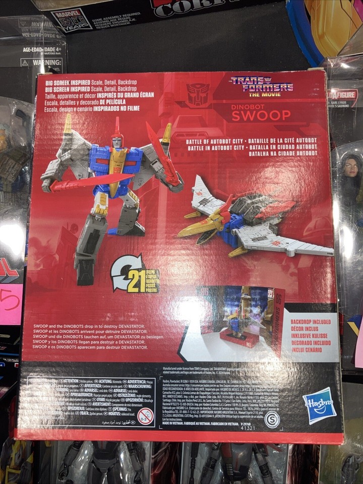BRAND NEW Transformers Studio Series 86 Dinobot Swoop Leader Class | eBay