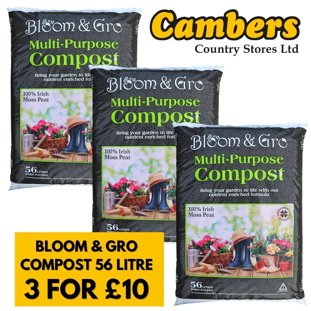 Bloom & Gro Top Quality Multi Purpose Compost 56 Litre *COLLECTION ONLY ...