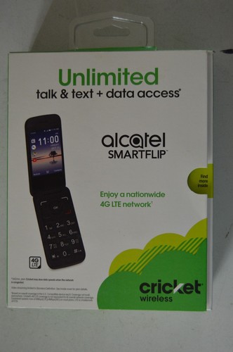New Factory Sealed Alcatel Smartflip 4G LTE Cricket Wireless Unlimited ...