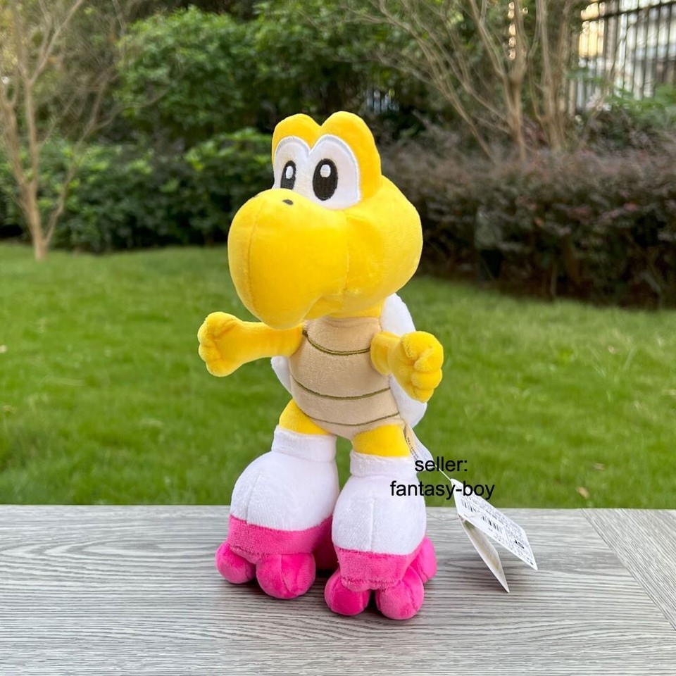 Super Mario Bros Wonder Plush Toy Troopa Rolla Koopa 9" Stuffed Animal ...