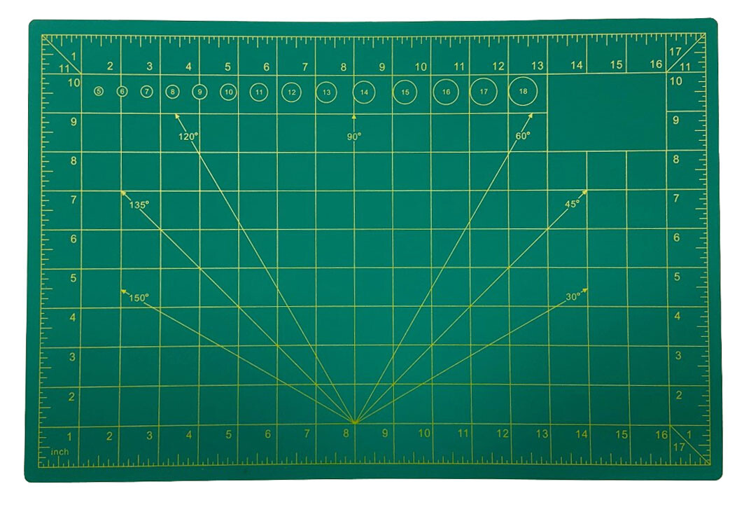A1 A2 DOUBLE SIDED Craft Cutting Mat Non Slip Self Healing Grid Print ...