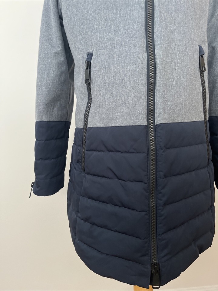 $390 Lole Faith Jacket Size M 650 Down fill Winter Coat blue/navy Fast ...