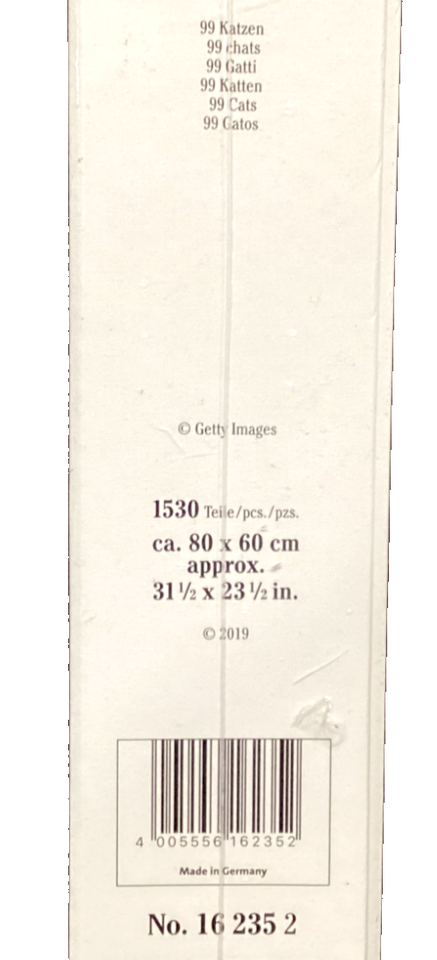 Ravensburger 1500pc 99 Kittens 2019 jigsaw puzzle NIB Rare | eBay