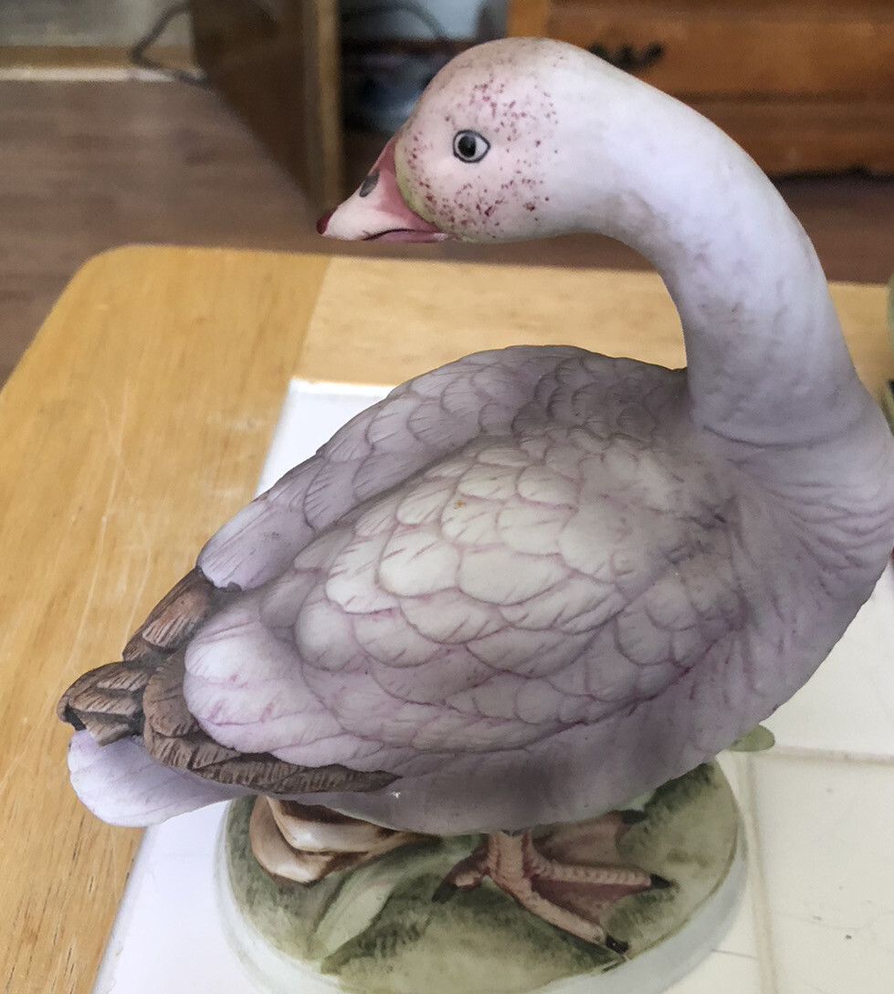 VINTAGE KELVIN FINE CHINA Snow Goose Figurine preowned | eBay