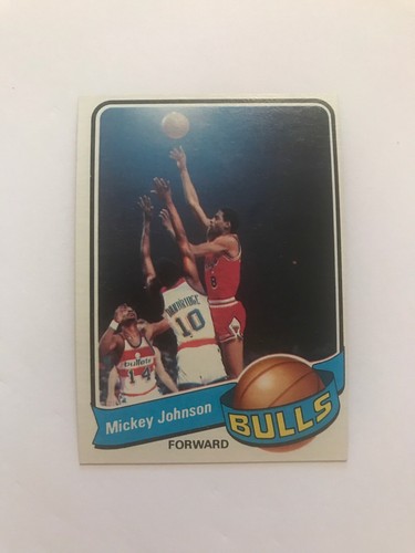 1978-1979 Topps Mickey Johnson Chicago Bulls Free Shipping | eBay