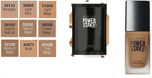 Avon True Power Stay 24 Hour Foundation Sample Samples Pack Powerstay ...