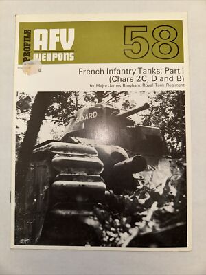 AFV Weapons No. 58 French Infantry Tanks MB5 | eBay
