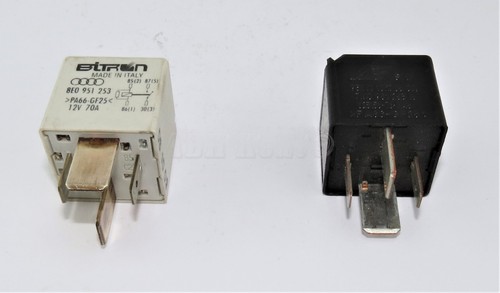 87-Audi VW Fuel Pump 4-Pin White (Replacement) Relay-614 8E0951253 ...