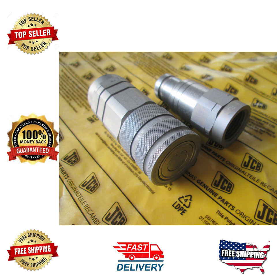 45/910400 45/910500 - JCB BACKHOE GENUINE JCB 1/2"BSP QUICK COUPLER, M ...