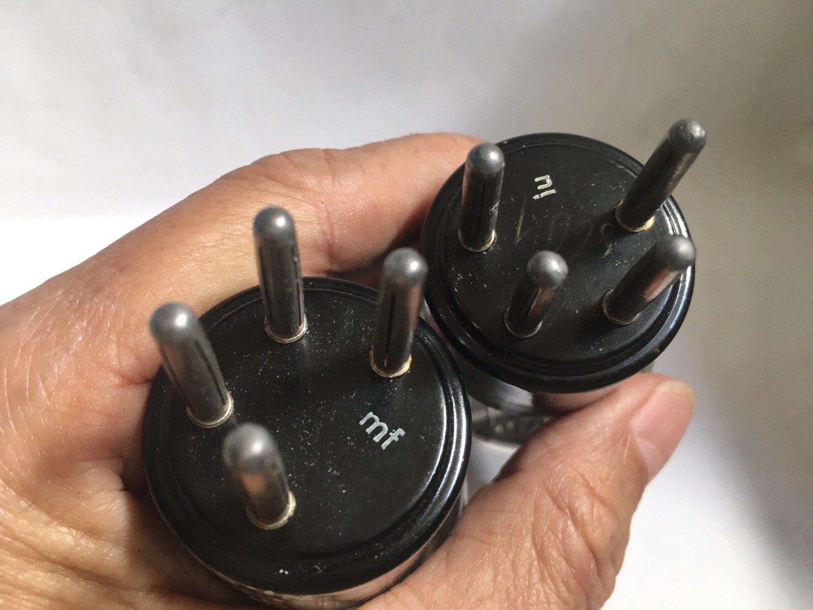 Pair (2) Tube RE404 Telefunken Triode Röhren Rare VINTAGE WW2 UNIQUE ...