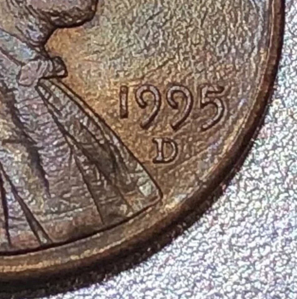 1995 d Lincoln Memorial penny 1 cent coin, Error Double Ear | eBay