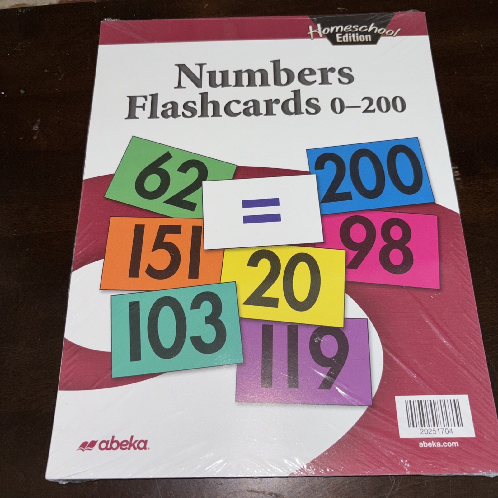 Abeka Numbers Flashcards 0-200 Homeschool Learning New Never Used | eBay