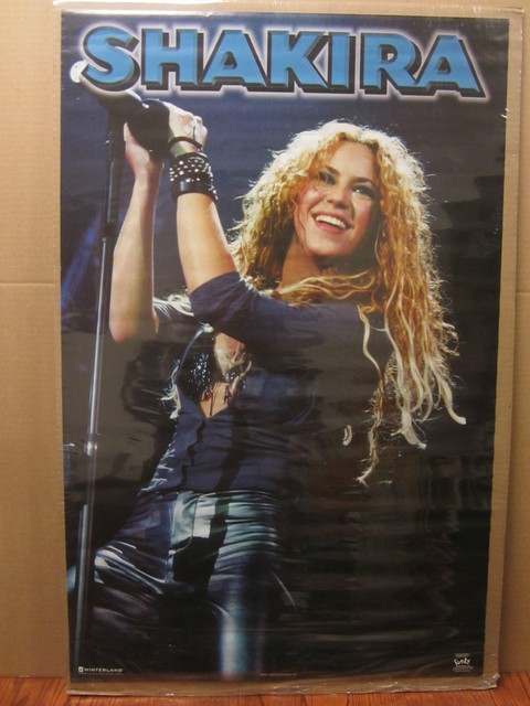 vintage Shakira 2001 poster latin pop rock 1468 | eBay