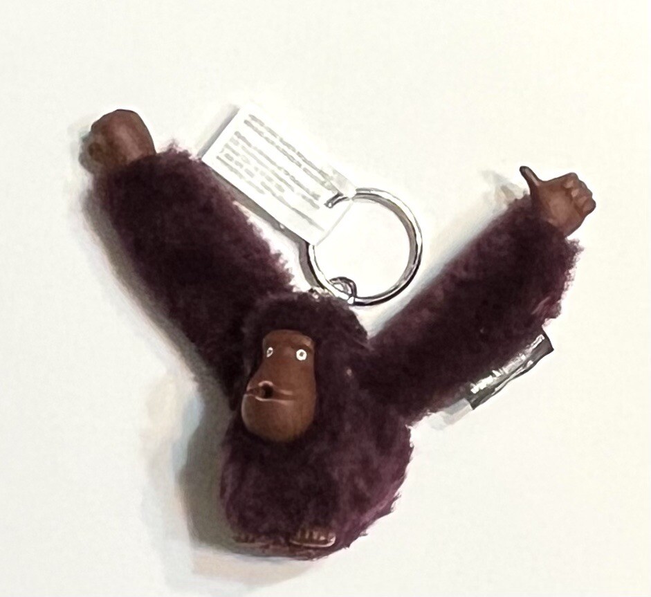 NWOT 3 (three) KIPLING 2” Monkey Key Chain Ring Bag Charm Fob (SHDc24 X ...