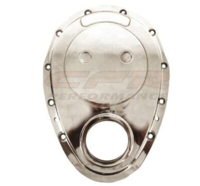 ALUMINUM CHEVY SB 283-305-327-350-400 TIMING CHAIN COVER - POLISHED | eBay