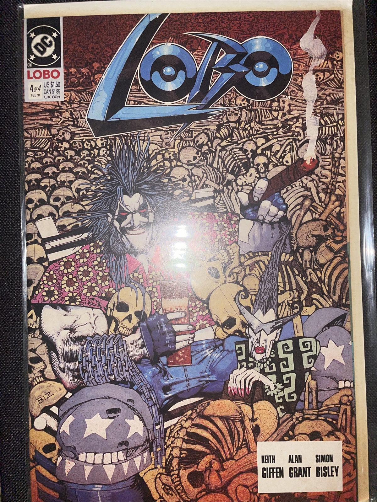 Lobo #4 KEY 1st App Of A Lobo Solo Series 1990 DC Comics Origin Of Lobo ...