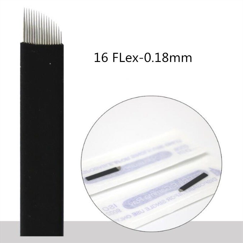 Permanent Makeup Eyebrow Tattoo Microblading Needles 9/12/14/16/18/21 ...