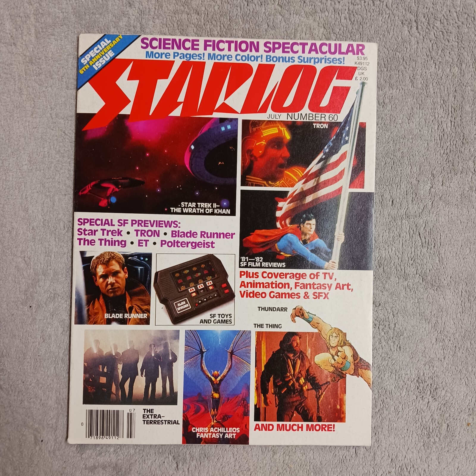 Starlog Magazine #60 1982 July 6th Anniversary Special Issue ...