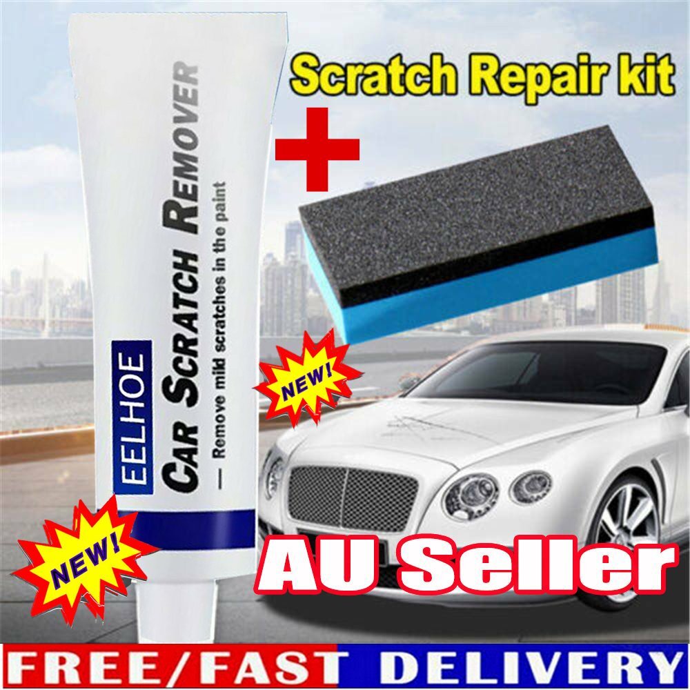 Car Polish Scratch Remover Set Paint Scuff Touch Up Repair+Sponge brush ...